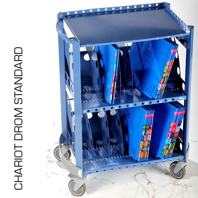Chariot dossiers médicaux- Luquet et Duranton